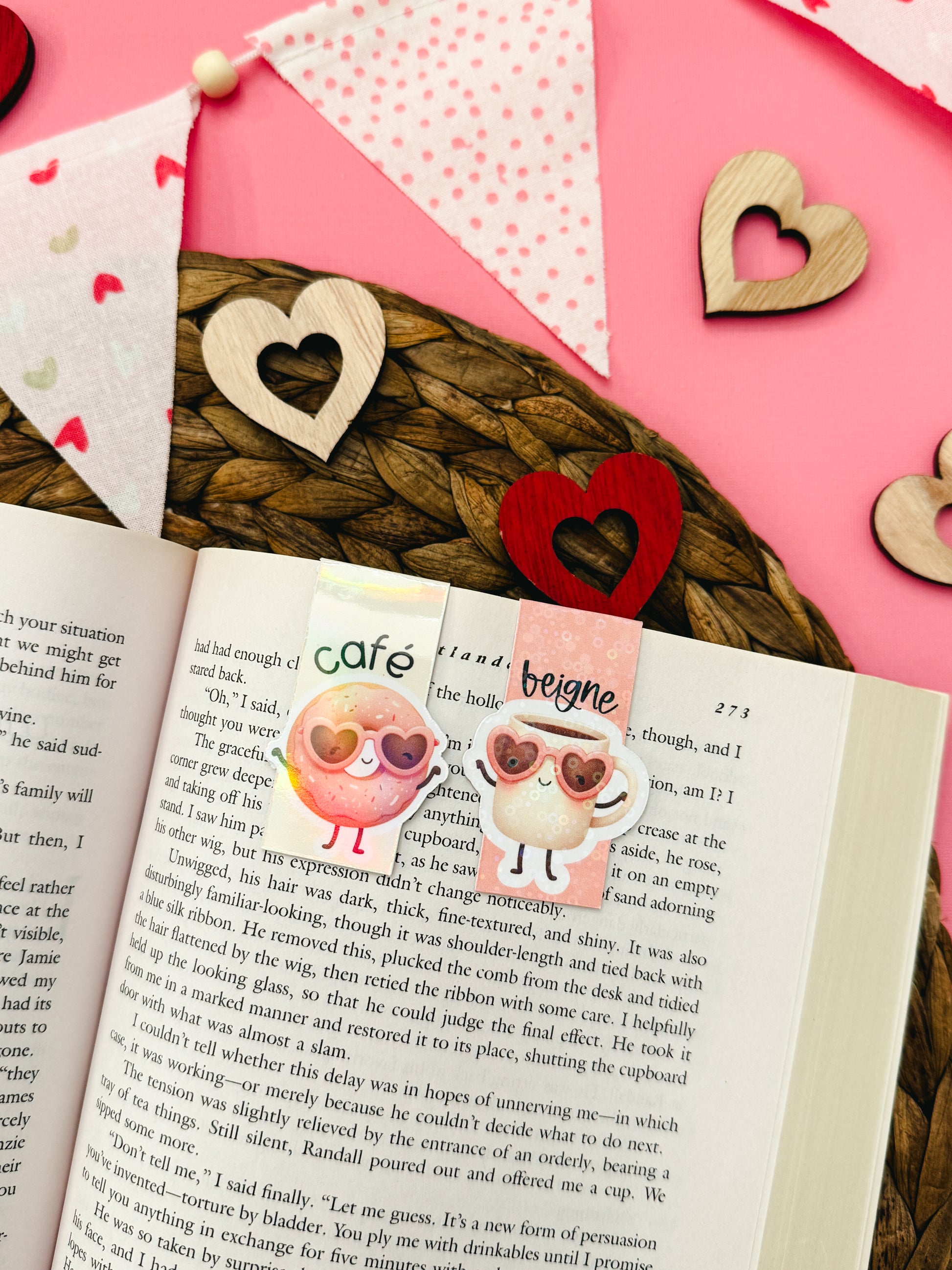 signets magnétiques inséparables café-beigne – Les Murs de Marie