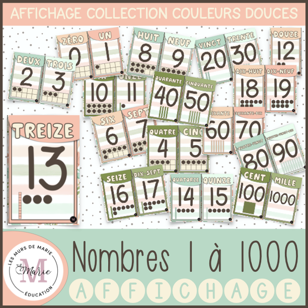 Tableau Des Nombres Imprimables 1 1000
