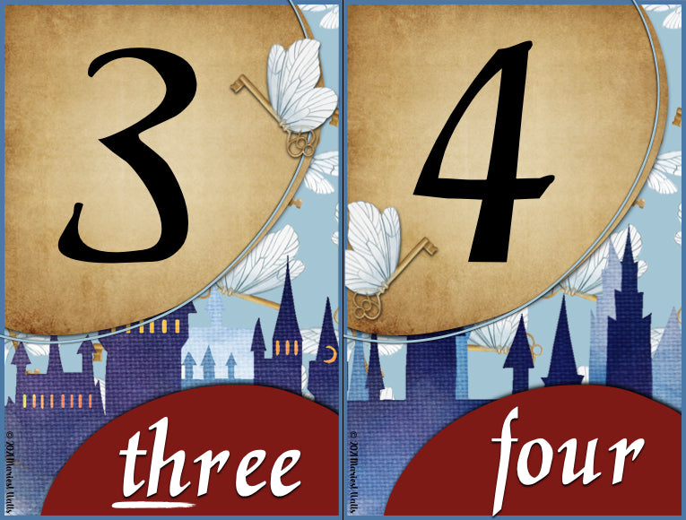 MAGIC THEME NUMBER POSTERS - CLASSROOM DECOR – Les Murs de Marie